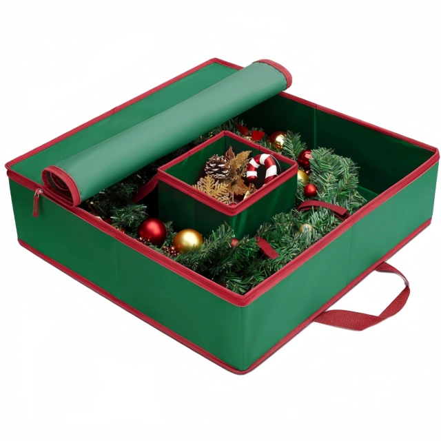 Lightweight Large Square Wreath Storage Container – Keep Your Wreaths ...