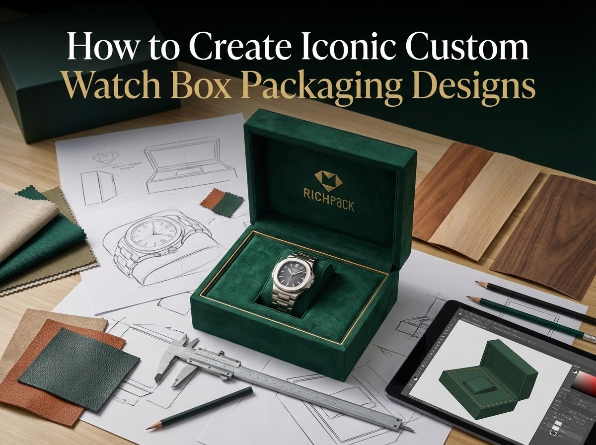 How to Create Iconic Custom Watch Box Packaging Designs - RichPack